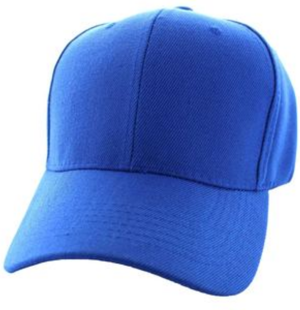 Solid Baseball Cap / Baseball Hat - Strapback - Styllion Apparel